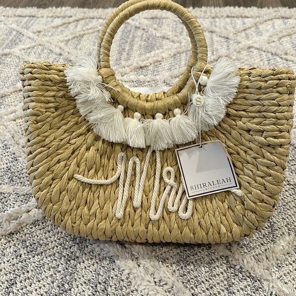 Shiraleah | Bags | Shiraleah Mrs Mini Tote | Poshmark